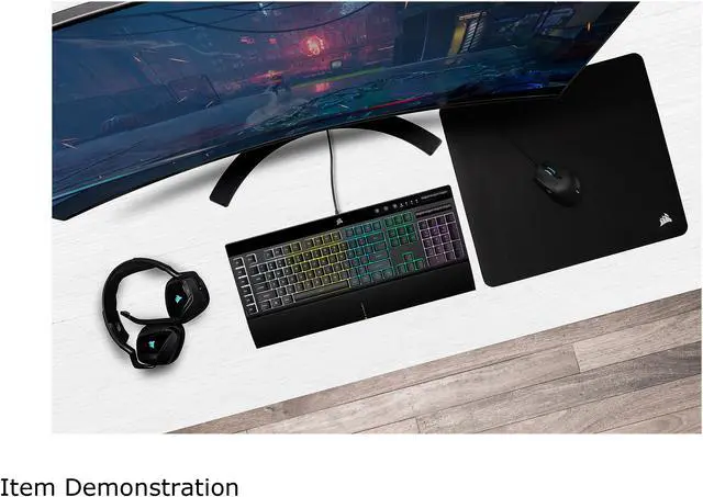 Corsair K55 RGB PRO Gaming Keyboard + KATAR PRO Gaming Mouse Bundle (CH ...