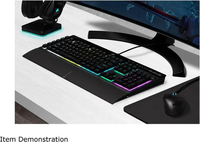 Corsair K55 RGB PRO Gaming Keyboard + KATAR PRO Gaming Mouse Bundle (CH ...