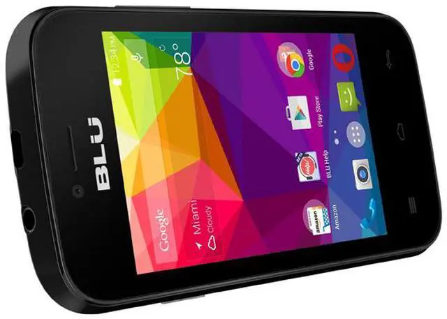 BLU Dash JR 3G Unlocked Phone - Black D190u - Newegg.com