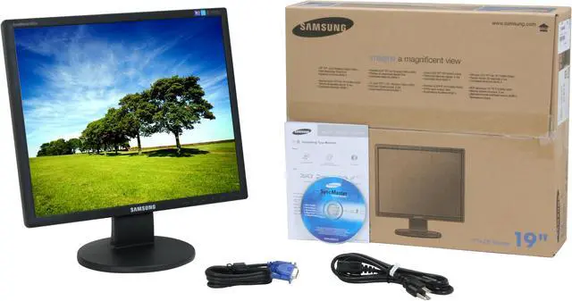 SAMSUNG 943N High Gloss Black 19" 5ms LCD Monitor with Tilt Adjustment ...