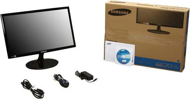 SAMSUNG 20" 60 Hz TN LCD Monitor 5ms GTG D-Sub, DVI B300 Series ...