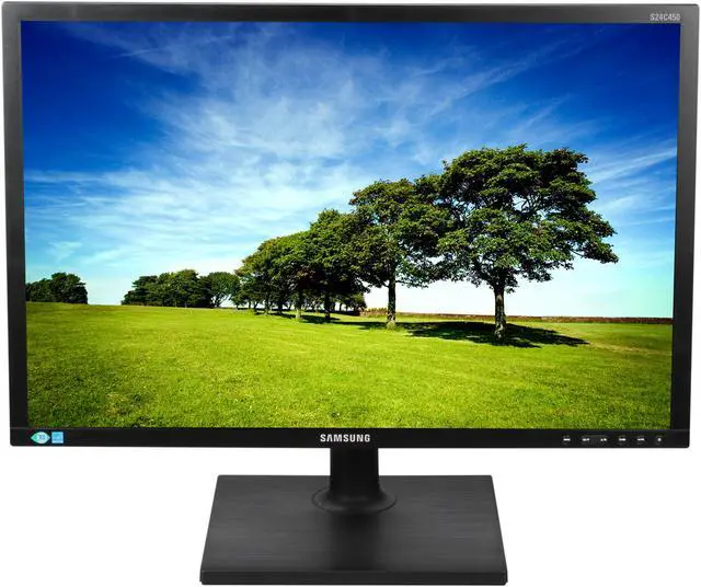 Open Box: SAMSUNG S24C450BW Matte Black 24" 5ms Widescreen LED ...