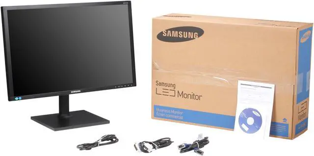 Open Box: SAMSUNG S24C450BW Matte Black 24" 5ms Widescreen LED ...