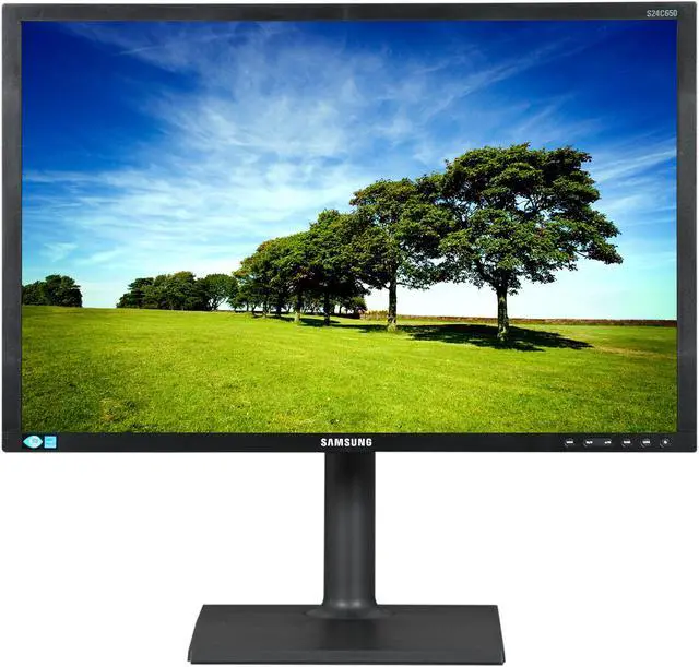 SAMSUNG Matte S24C650DW Black 24" 5ms PLS Widescreen LED Backlight LCD ...