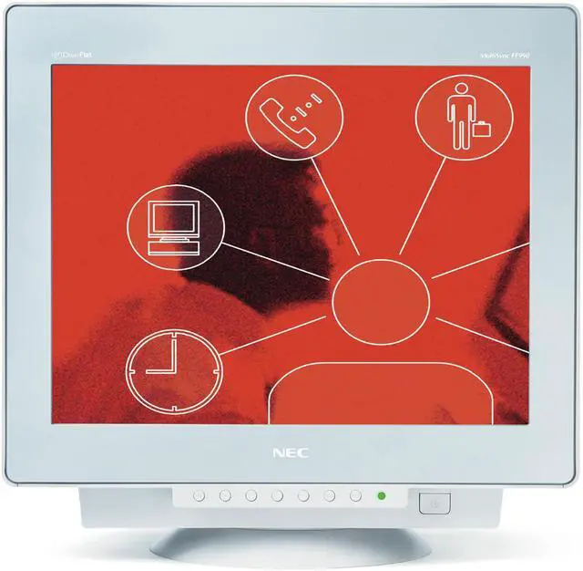 NEC Display Solutions FE990 White 19" CRT Monitor - Newegg.com