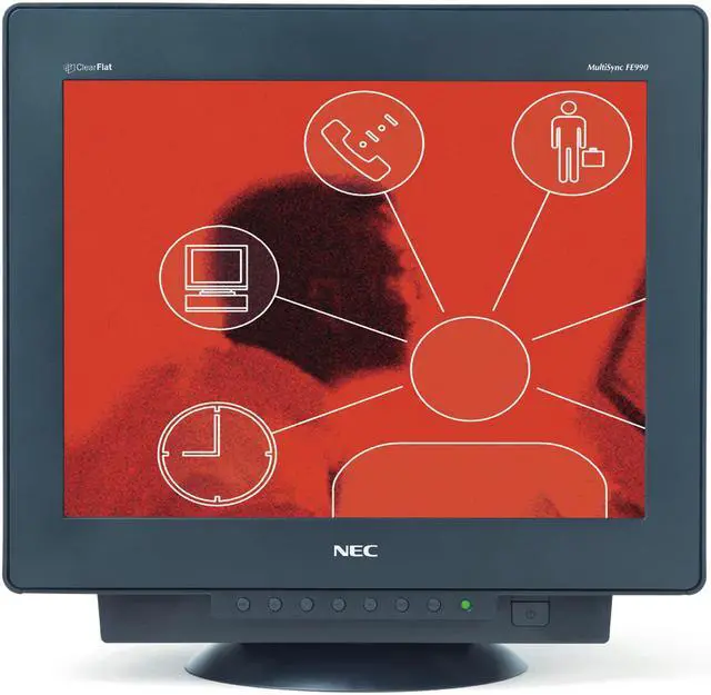 NEC Display Solutions FE990-BK Black 19" CRT Monitor - Newegg.com