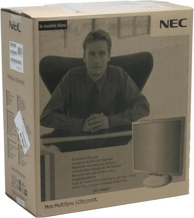 NEC Display Solutions 17" Active Matrix, TFT LCD SXGA LCD Monitor 8 ms ...