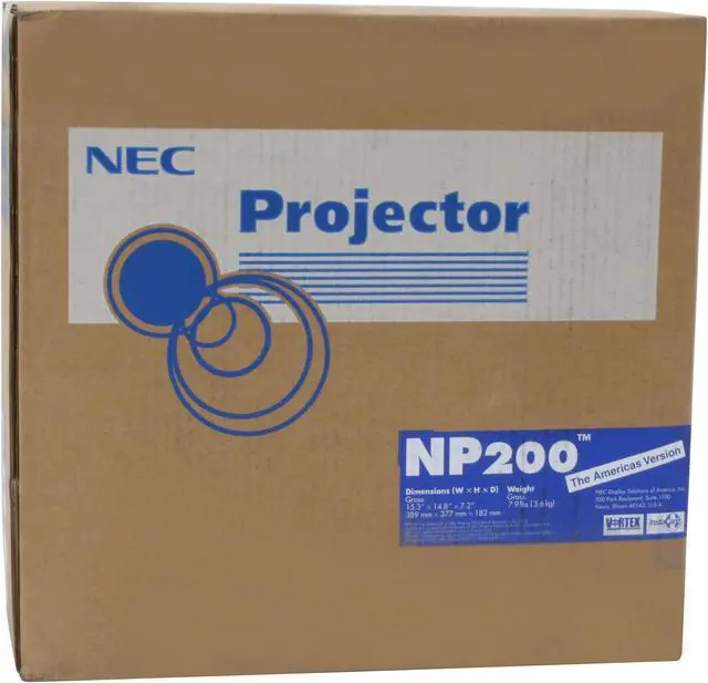 NEC Display Solutions NP200 DLP Projector - Newegg.com