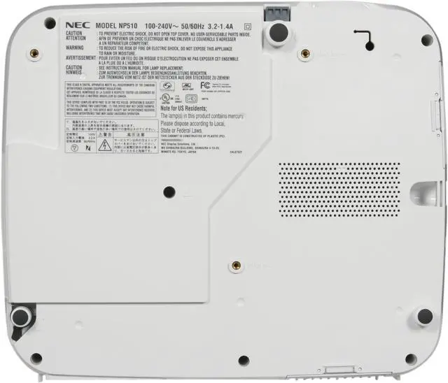 NEC Display Solutions NP510 LCD Projector - Newegg.com