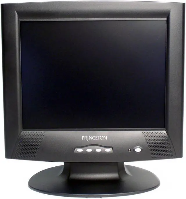PRINCETON 15" Active Matrix, TFT LCD XGA LCD Monitor 16 ms LCD15-BLK ...