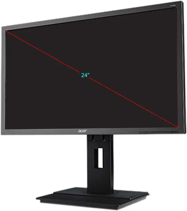 Acer B246HL ymdpr 24" Full HD 1920 x 1080 60Hz VGA DVI Built-in ...