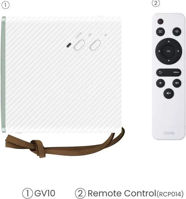 BenQ GV10 | LED Mini Portable Projector with Built-in Speaker, Battery ...