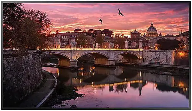 Samsung QB55R 55" Edge-Lit 4K Ultra HD Commercial LCD Display (Cisco ...