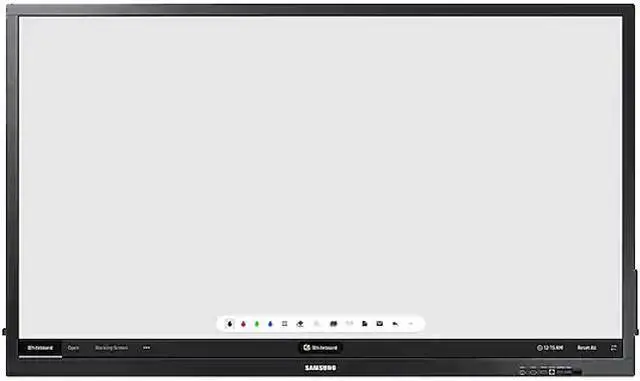 Samsung QB75N-W 75" 4K Ultra HD Interactive Digital LED LCD Signage, IR ...