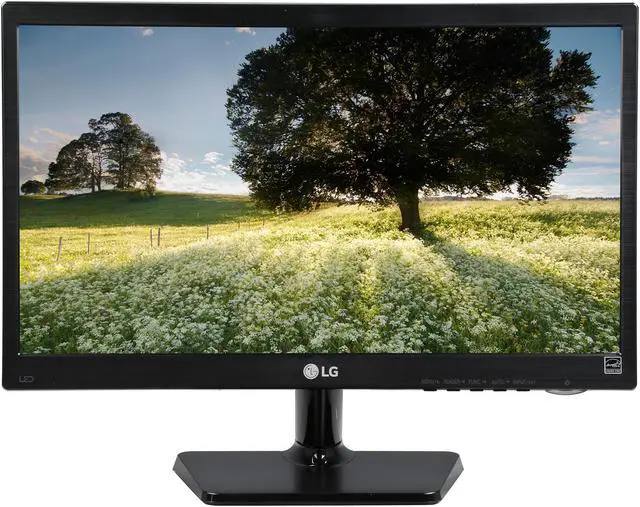 LG 20M37D-B Black 19.5" 5ms (GTG) Widescreen LED Backlight LCD Monitor ...