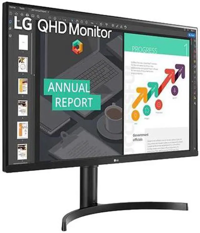 Refurbished: LG 32QN55T-B 32" QHD 2560 x 1440 (2K) 75 Hz 2 x HDMI ...