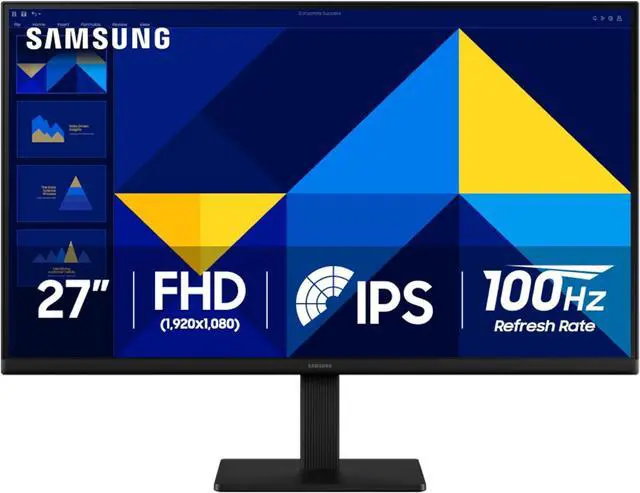 Samsung 27" FHD(S30GD) Essential Monitor with IPS Panel and Tilt Only ...