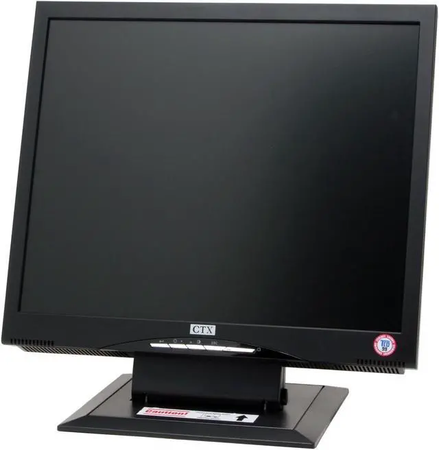 CTX 17" Active Matrix, TFT LCD SXGA LCD Monitor 8 ms D-Sub S761A-1 ...