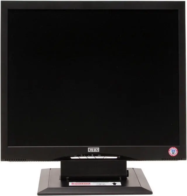 CTX 17" Active Matrix, TFT LCD SXGA LCD Monitor 8 ms D-Sub S761A-1 ...