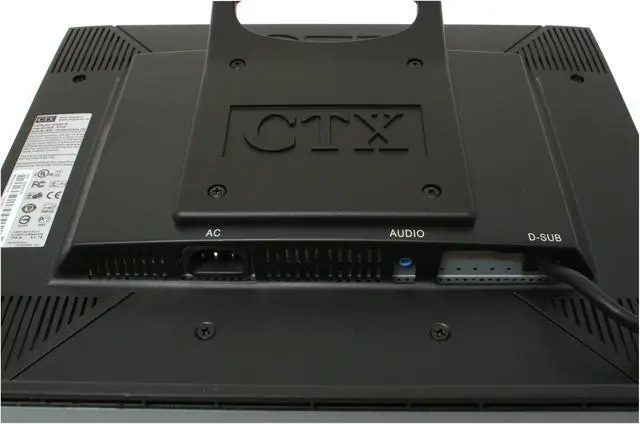 CTX 17" Active Matrix, TFT LCD SXGA LCD Monitor 8 ms D-Sub S761A-1 ...