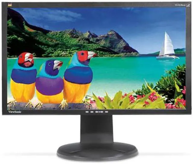 ViewSonic VG2428WM Black 24" 5ms Pivot, Swivel & Height Adjustable ...