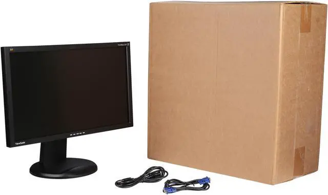 Refurbished: ViewSonic 24" Active Matrix, TFT LCD LCD Monitor 5 ms D ...