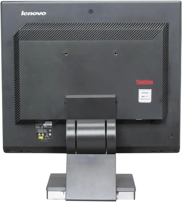 Refurbished: Lenovo 17" SXGA LCD Monitor 8 ms D-Sub Thinkvision L171 ...