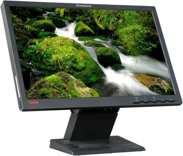Refurbished: Lenovo 19" 60 Hz LCD Monitor 5 ms D-Sub, DVI ThinkVision ...