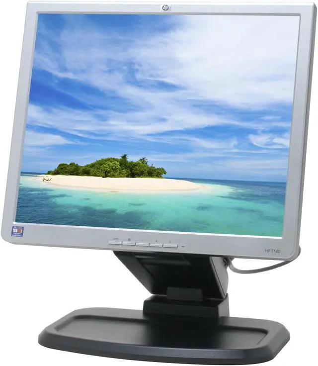 HP 17" Active Matrix, TFT LCD SXGA LCD Monitor 5 ms D-Sub, DVI, USB ...
