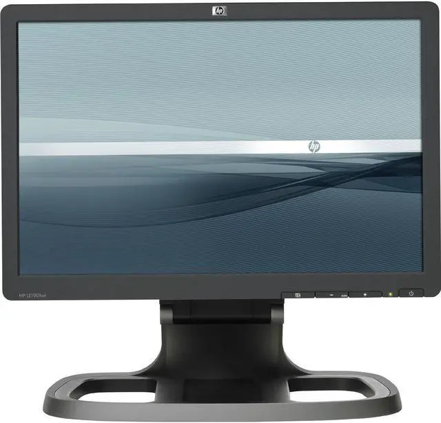 HP LE1901wi Black 19" 5ms Height,Swivel,Pivot & Tilt Adjustable ...