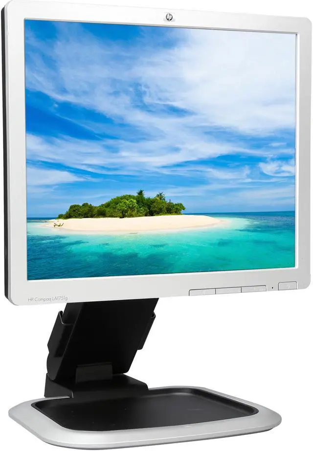 Refurbished: HP 17" 75 Hz TN SXGA LCD Monitor 5 ms D-Sub, DVI-D, USB ...