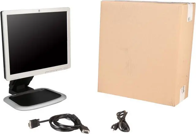 Refurbished: HP 17" 75 Hz TN SXGA LCD Monitor 5 ms D-Sub, DVI-D, USB ...
