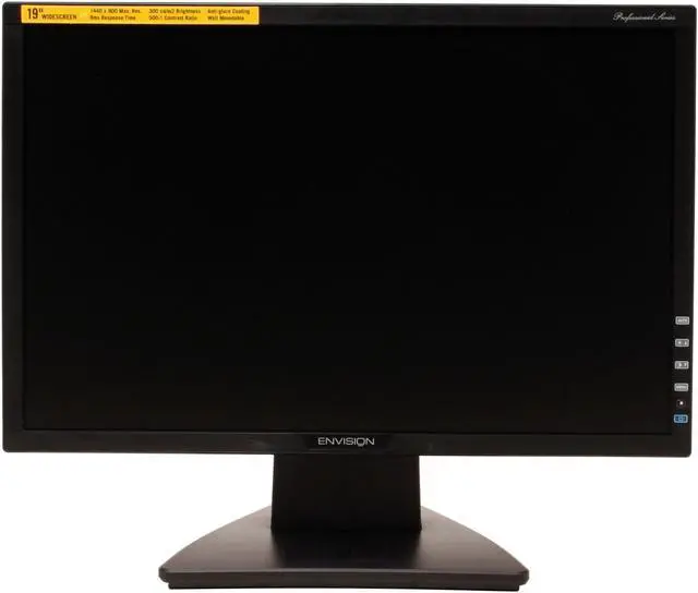 ENVISION 19" Active Matrix, TFT LCD WXGA+ LCD Monitor 8 ms D-Sub H193Wk ...