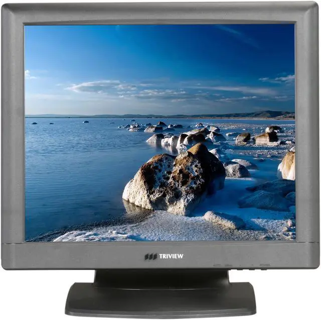 TRIVIEW by Tatung TS17R-02 Black 17" Serial/USB ELO 5-wire Resistive ...