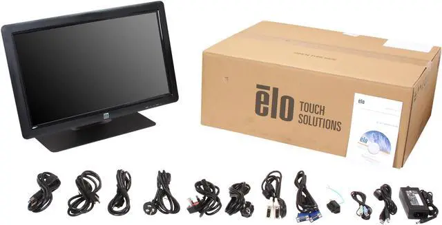 Elo E107766 22" LCD Touchscreen Monitor, Black - Newegg.com
