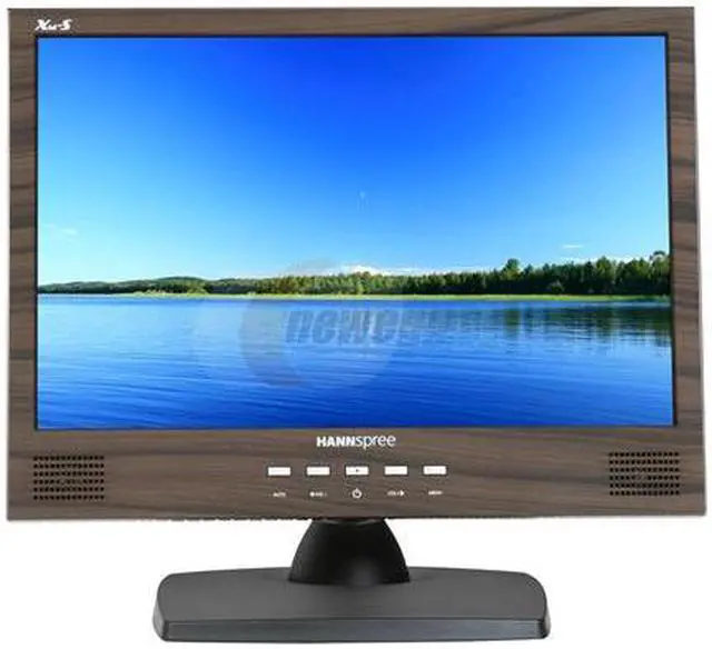 Hanns·G boston Simulated Woodgrain 19" 5ms Widescreen LCD Monitor w ...