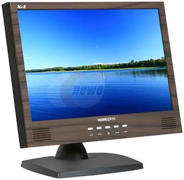 Hanns·G boston Simulated Woodgrain 19" 5ms Widescreen LCD Monitor w ...