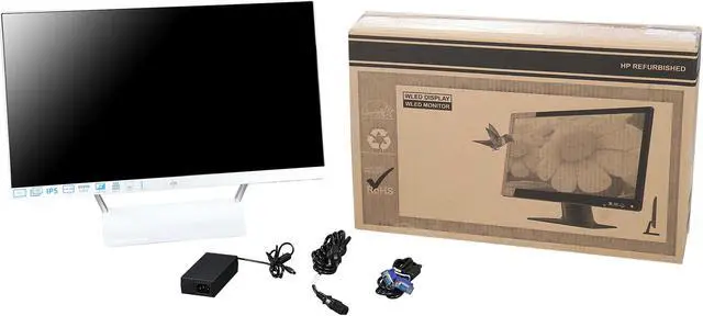 Refurbished: HP 25XW 25" 7 ms gray to gray LED Backlight LCD Monitor ...