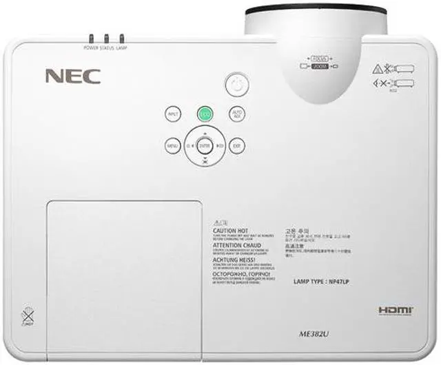NEC WUXGA 1.6 Zoom Classroom Projector 3800 lumens - Newegg.com