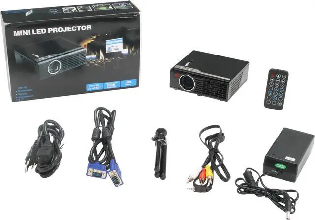 IMC Coolux-bk SVGA 800x600 100 Lumens LED Business & Home Theater All ...