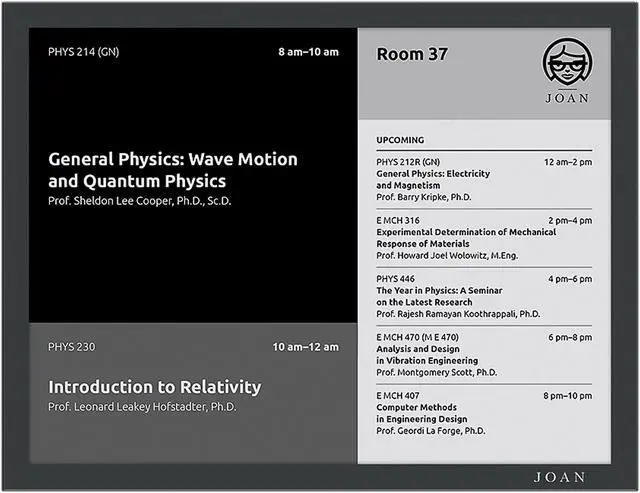 Visionect 13" JOAN Classroom Wireless Solution for Campus-Wide Class ...