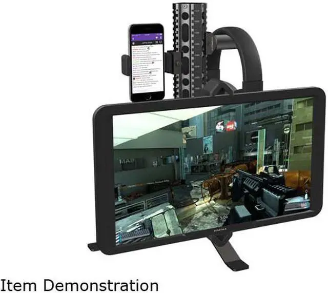 Gaems 859840002930 Black Rail System Satellite Stand - Newegg.com