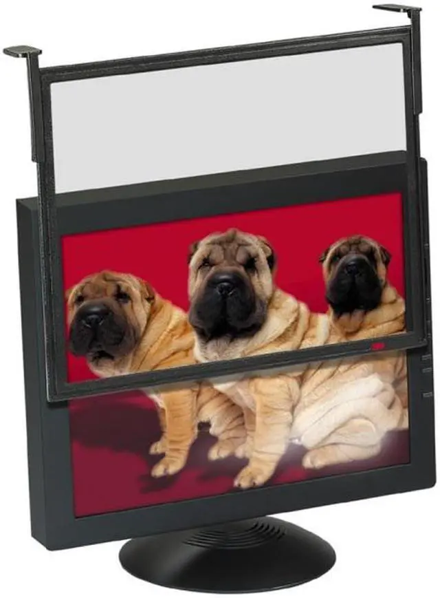 Open Box: 3M EF200LB Anti-Glare/Radiation Computer Filter, Black Frame ...