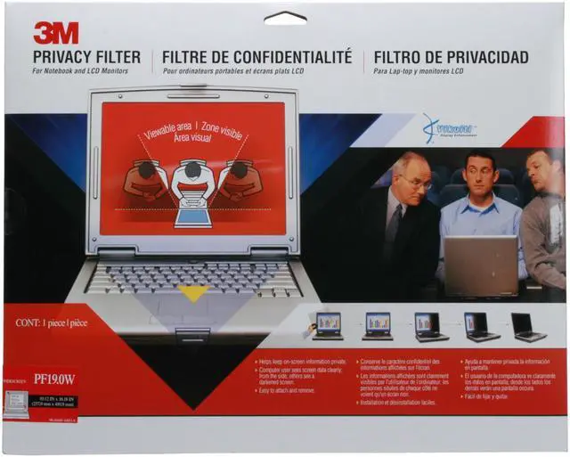 Open Box: 3M PF19.0W Privacy Screen Filter - Newegg.com