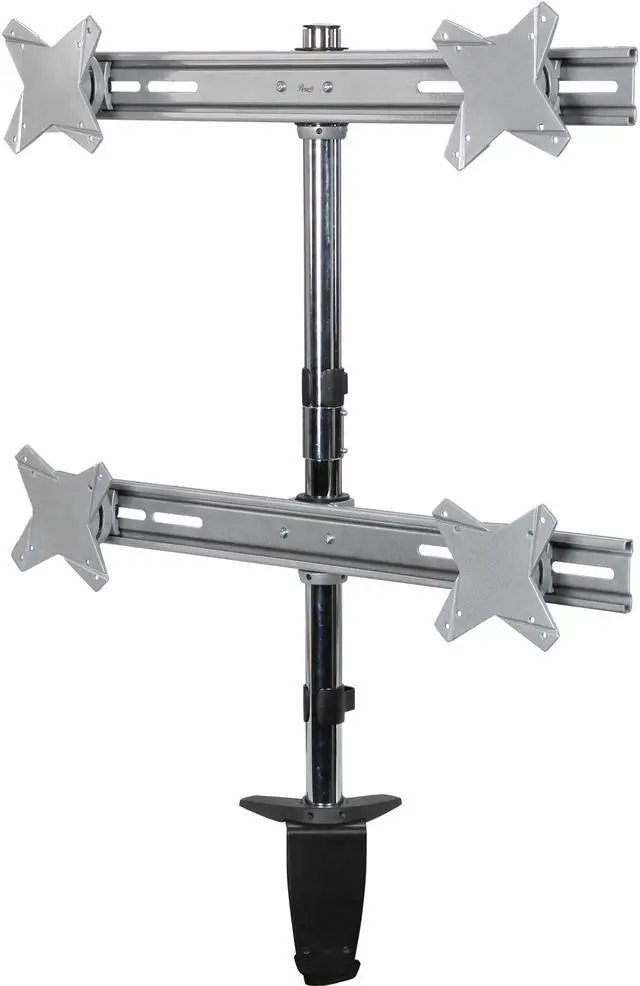 Rosewill RMS-FDM02 - Dual or Quad LCD / LED Monitor Desk Mount, Tilt ...