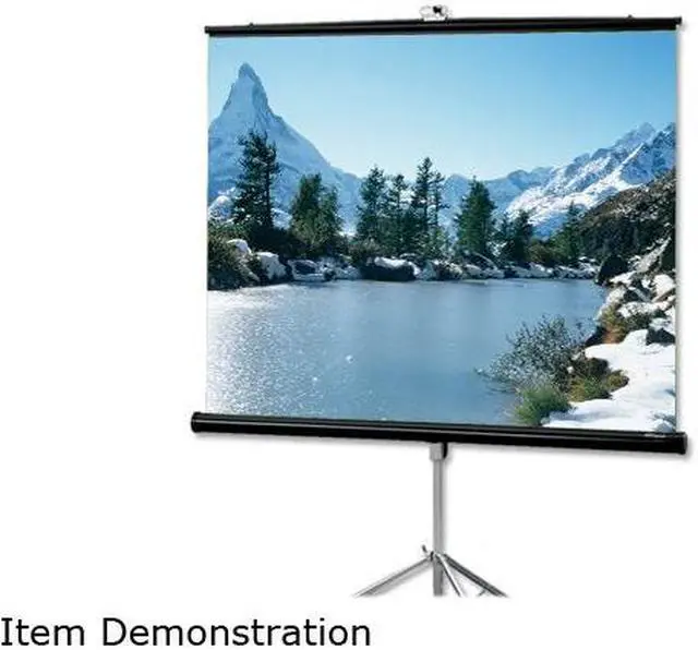 DRAPER 85" 85" Consul Tripod Portable Projector Screen AV Format 216003 ...