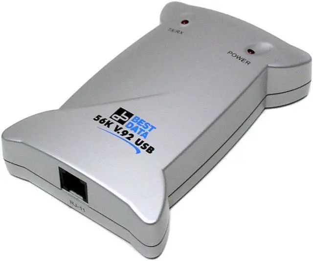 BEST DATA 56USBSL V.92 DATA/FAX SOFT MODEM - Newegg.com