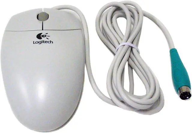 Logitech S69 953636-0000 White Ball Mouse - Newegg.com