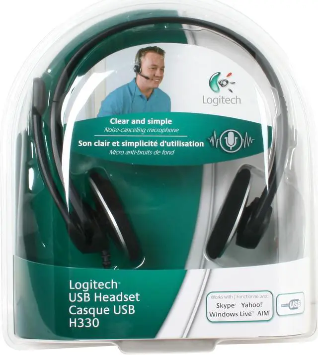 Logitech H330 Supra-aural Headset - Newegg.com
