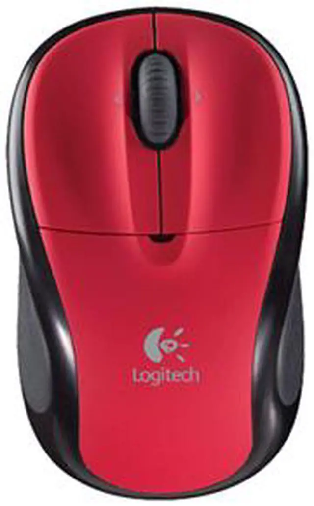 Logitech V220 Bright Red Cordless Optical Mouse for Notebooks - Newegg.com